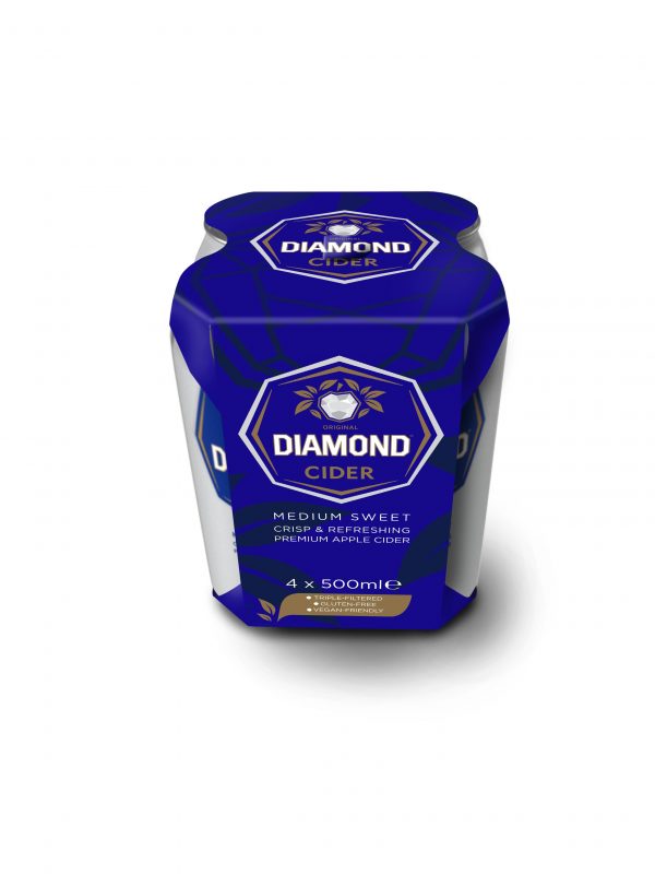 Diamond Premium Cider, 6x4x500ml cans - Diamond Cider